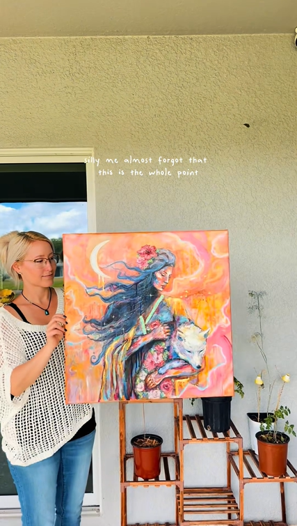 The best art therapy in the world: nature-inspired mixed media painting