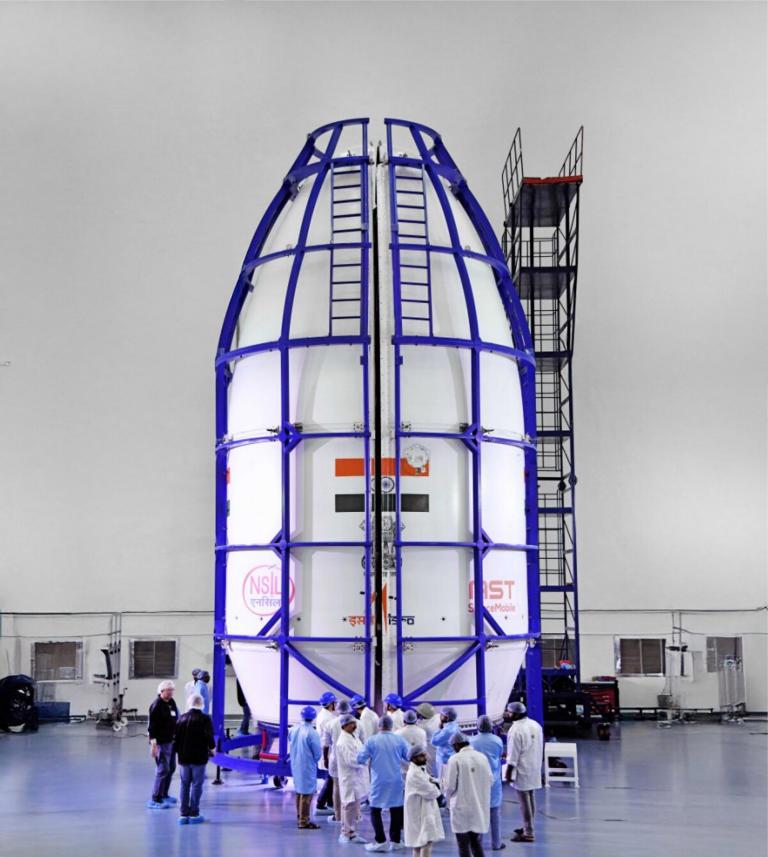 ISRO to launch Bahubali LVM-3 with 6.5-ton Bluebird satellite on ...