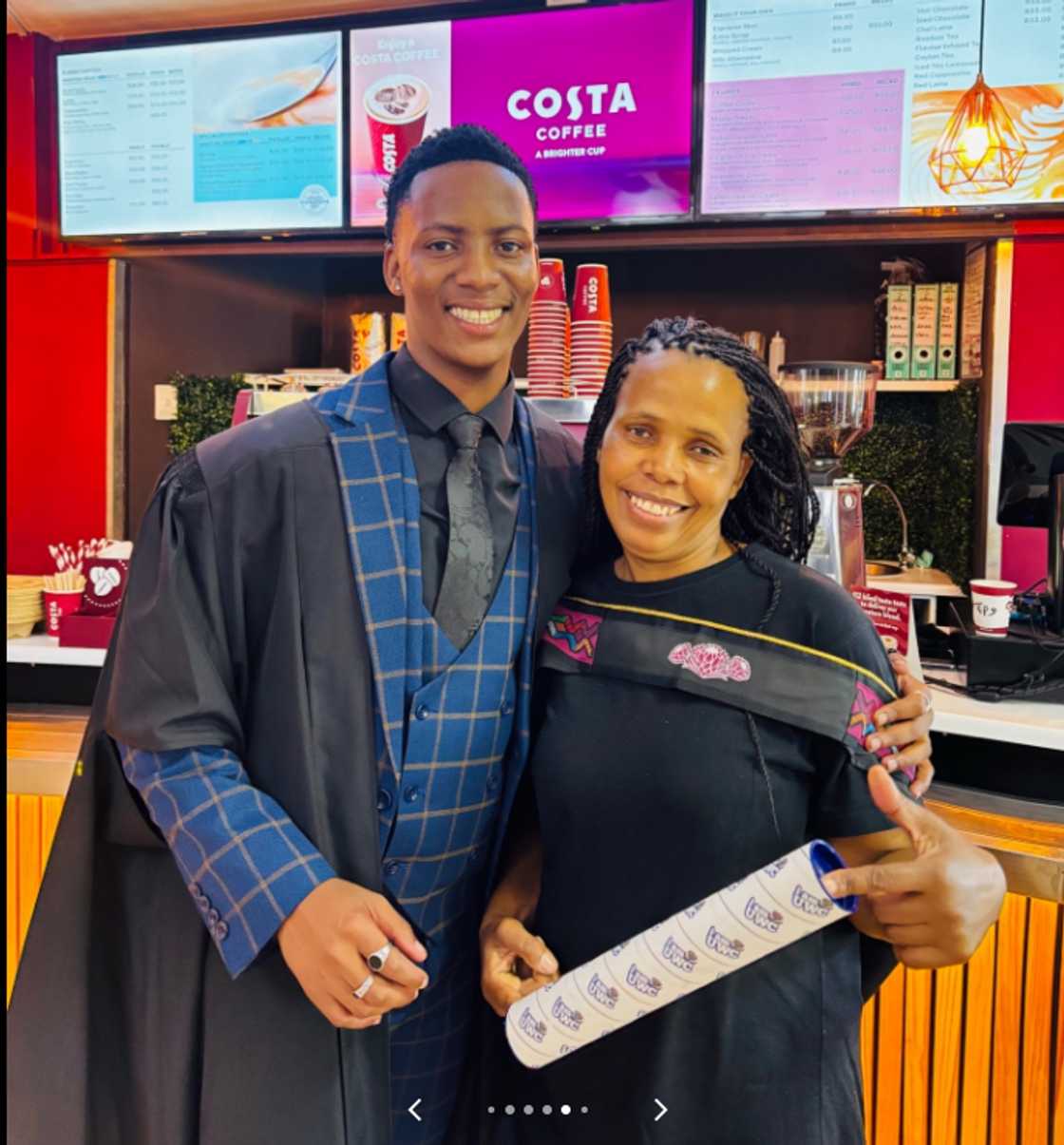 Keep in touch with her: 'Varsity mom' steals the show at student's ...