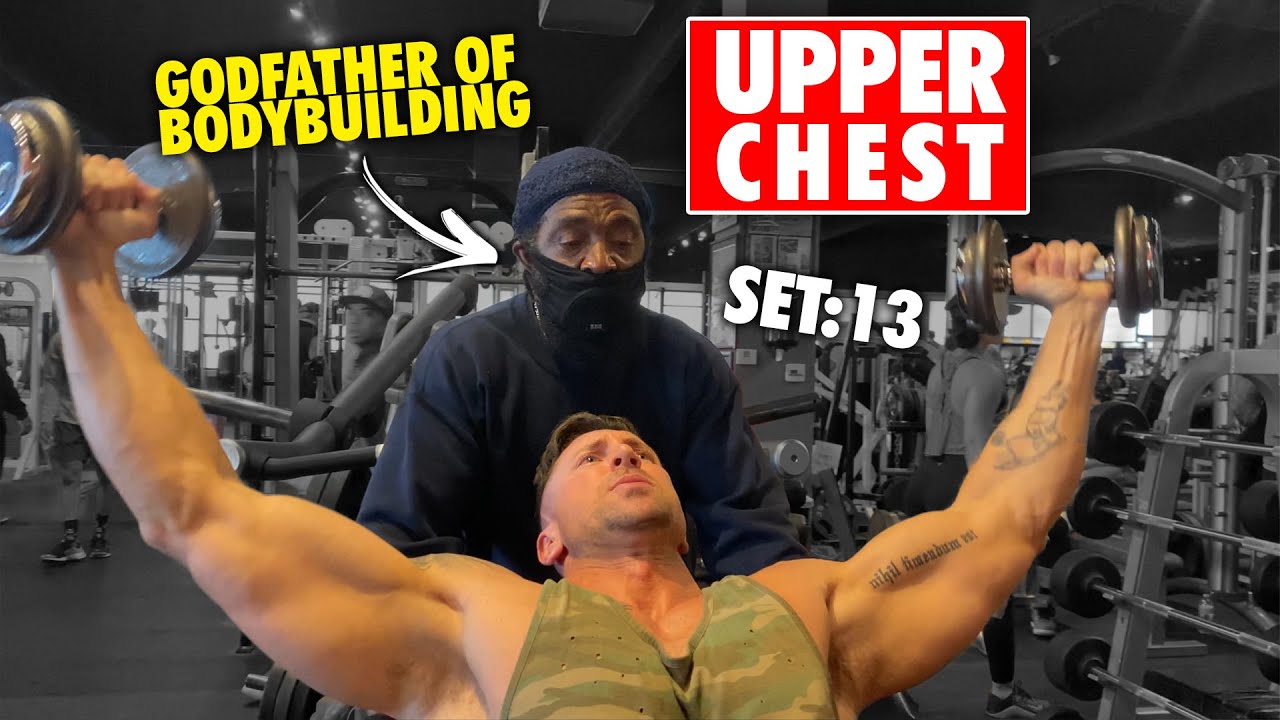 Upper chest and triceps with Charles Glass