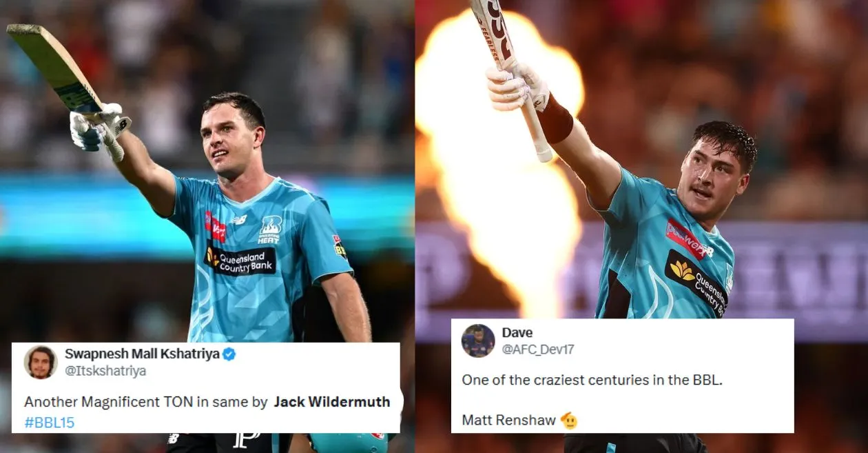 Fans go berserk as Matt Renshaw and Jack Wildermuth guides Brisbane ...