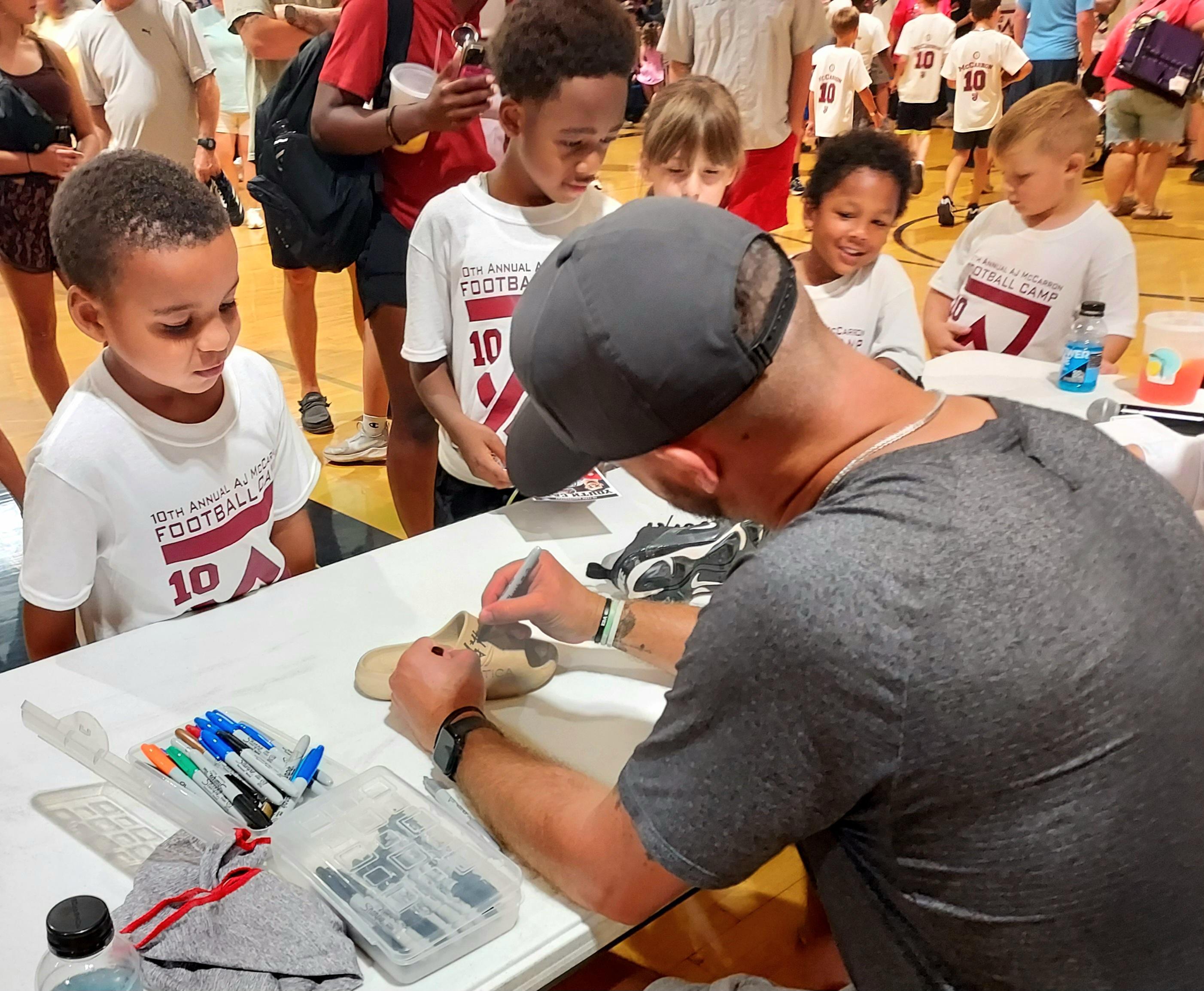 AJ McCarron hoping to build Stallions into Alabama’s spring team