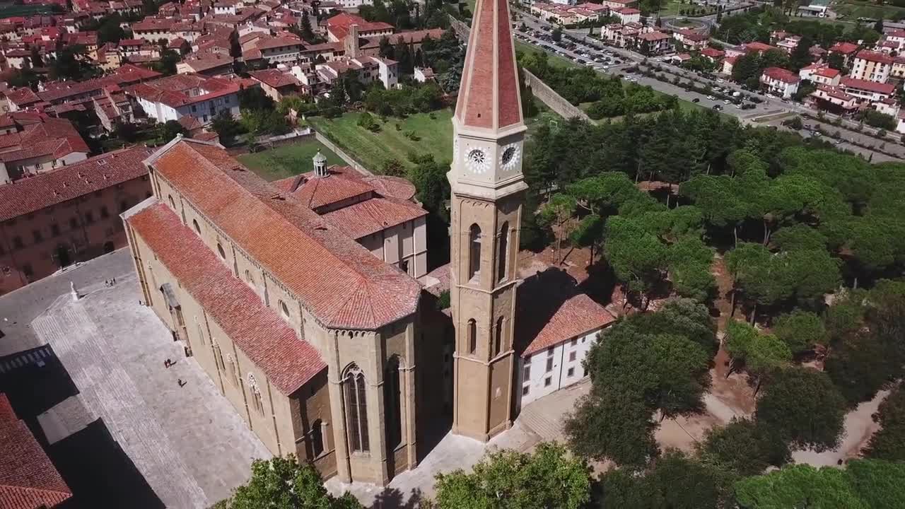 Arezzo, Italy: Drone tour of Tuscany's cultural heritage