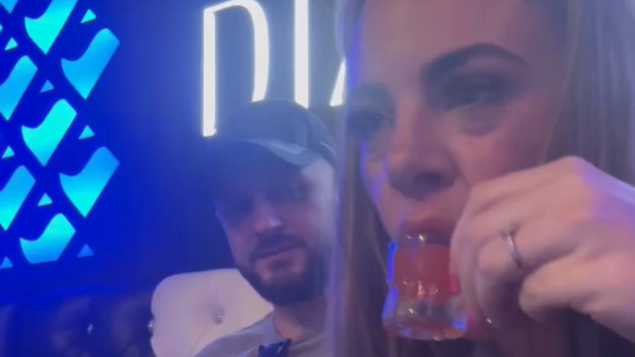 Woman downs a strong shot that backfires and leaves her fighting ...