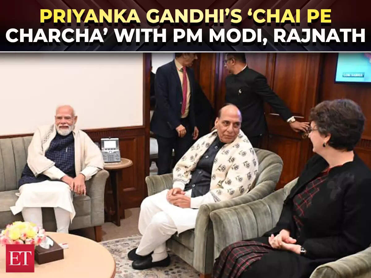 Winter session ends | Priyanka Gandhi’s ‘chai pe charcha’ with PM Modi ...