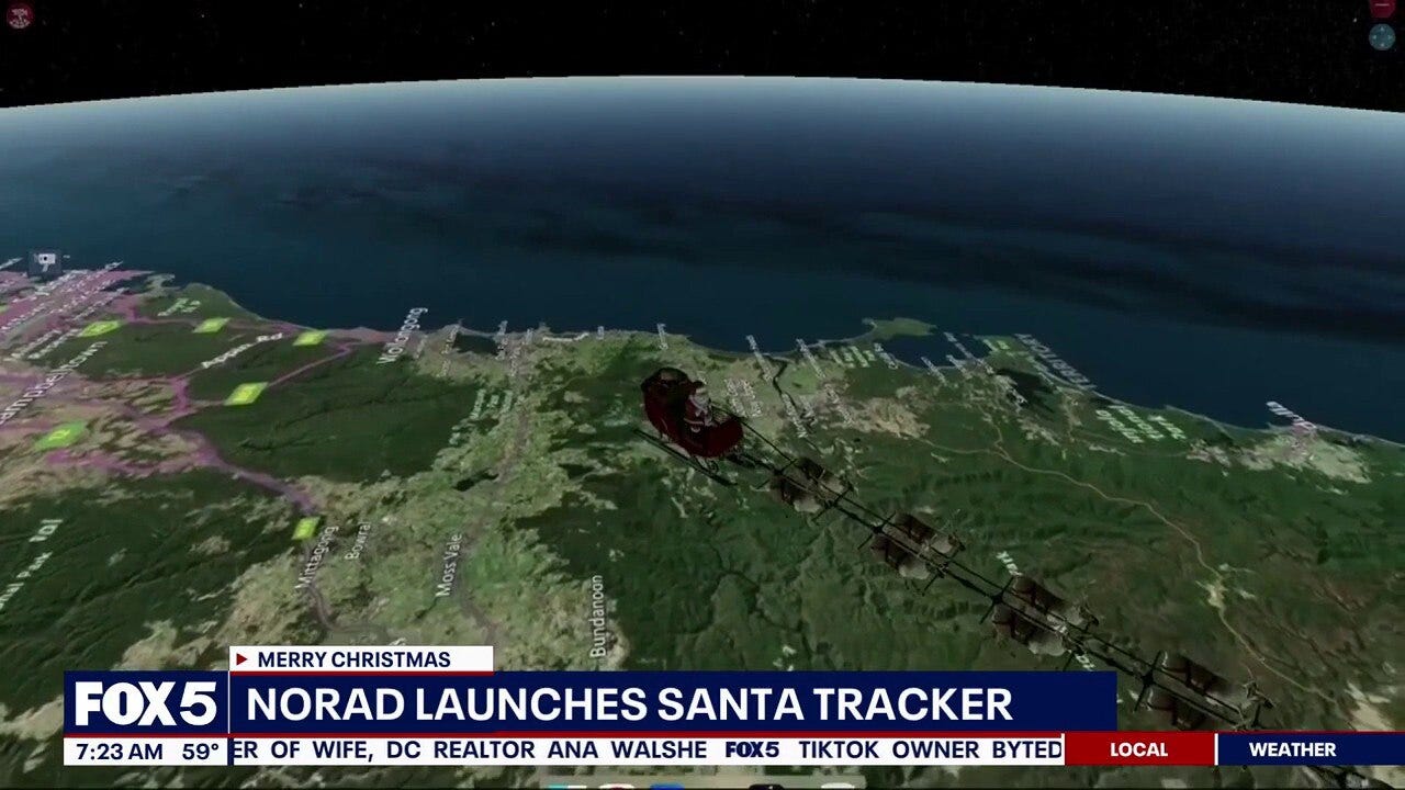 NORAD Santa tracker officially launched
