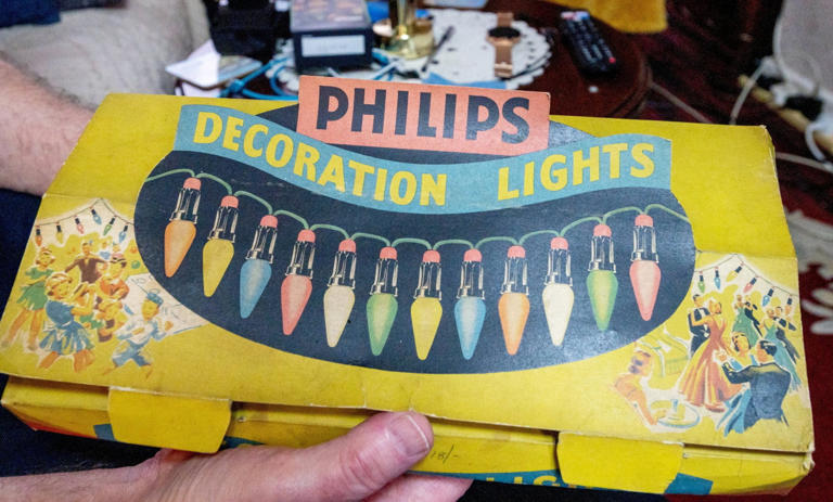 Man's Christmas lights still glowing after 69 years