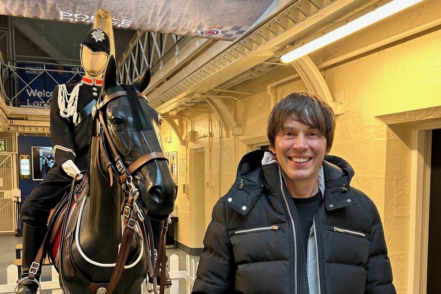 World-renowned physicist Prof Brian Cox visits castle and police museum ...