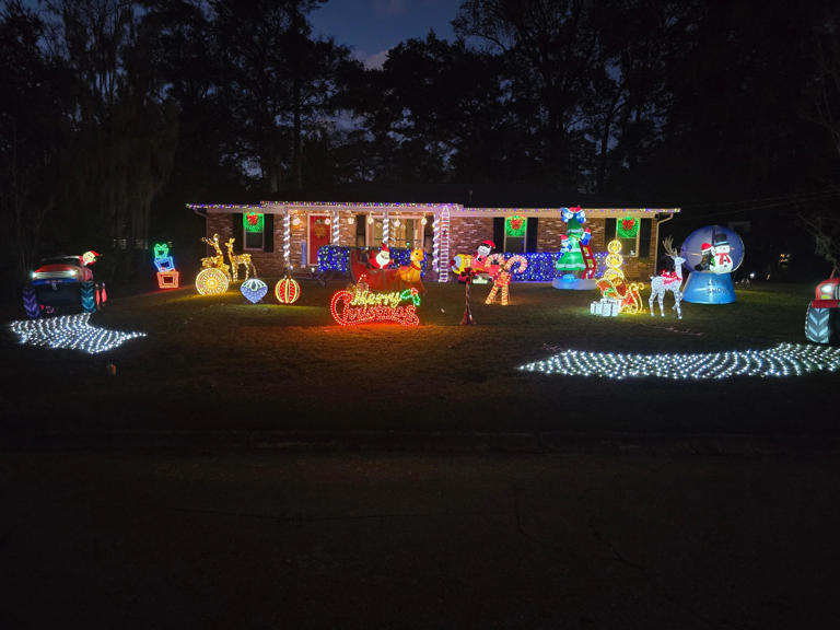 Best decorations? Tallahassee's twinkling for the 2025 Tour of Lights