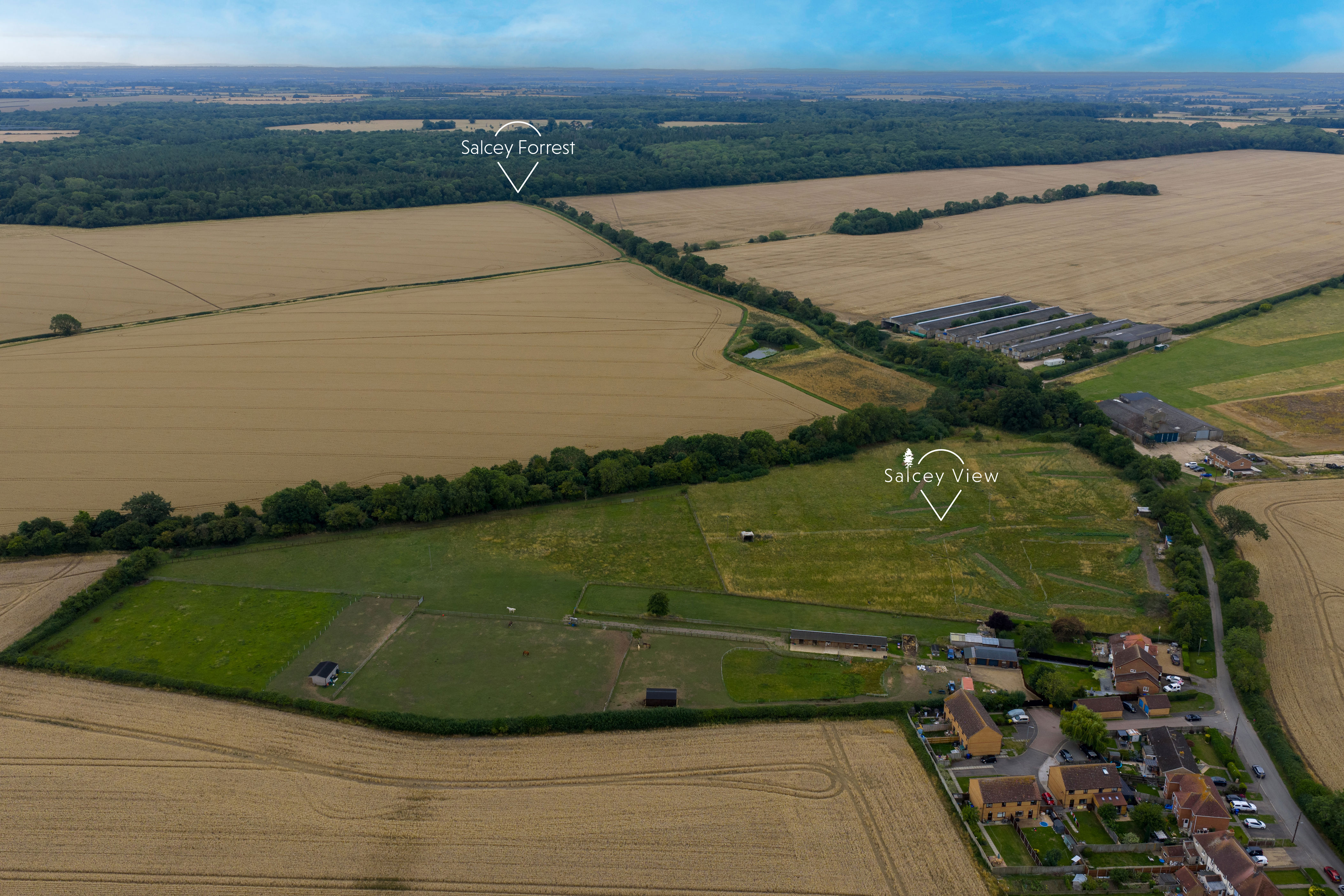 Self-build plots with planning permission available in glorious countryside