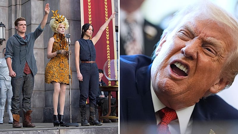 Donald Trump’s new Patriot Games compared to 'The Hunger Games' online