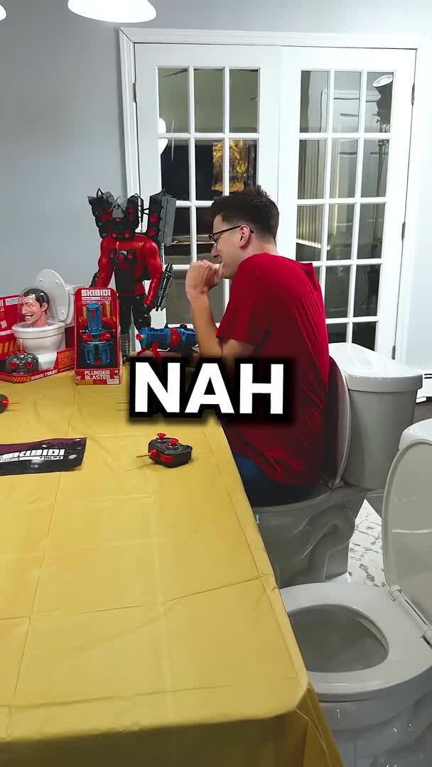 A humorous prank involving Skibidi Toilet and an IRL brainrot theft