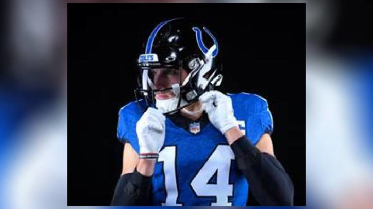 Colts wearing Indiana Nights uniforms for Monday Night Football