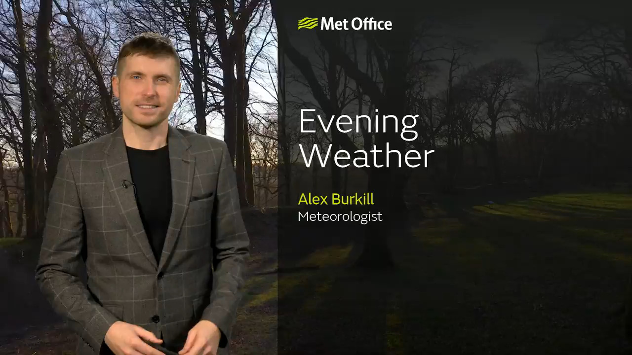 Met Office Friday evening weather forecast 19/12/25
