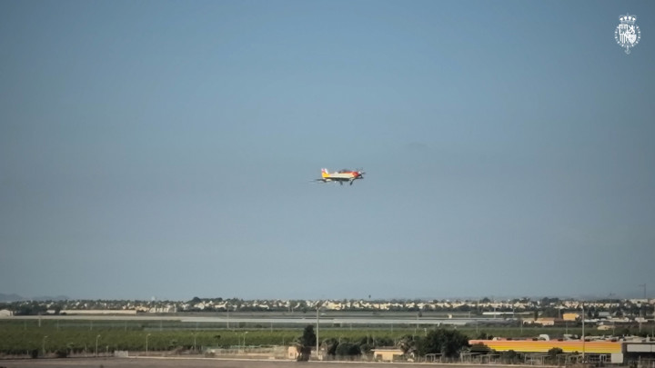 Así ha sido el primer vuelo en solitario de la princesa Leonor