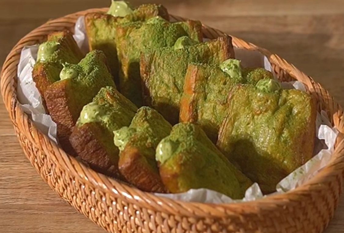 Resep pocket matcha bread ala Fika Fasha, lembut manis dengan isian ...
