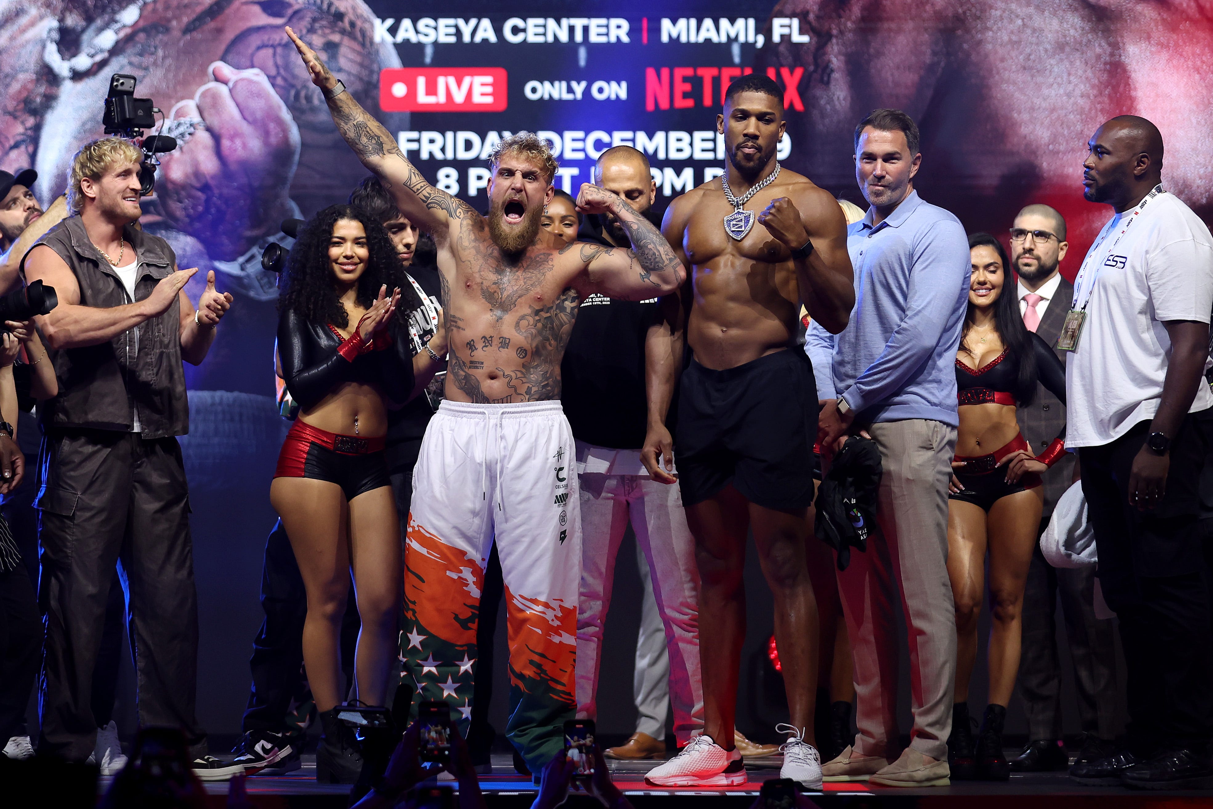 Jake Paul vs. Anthony Joshua: Purse, salaries for Netflix fight