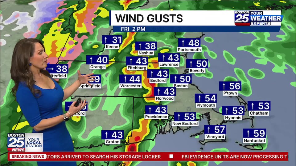 Boston 25 weather: Friday afternoon forecast