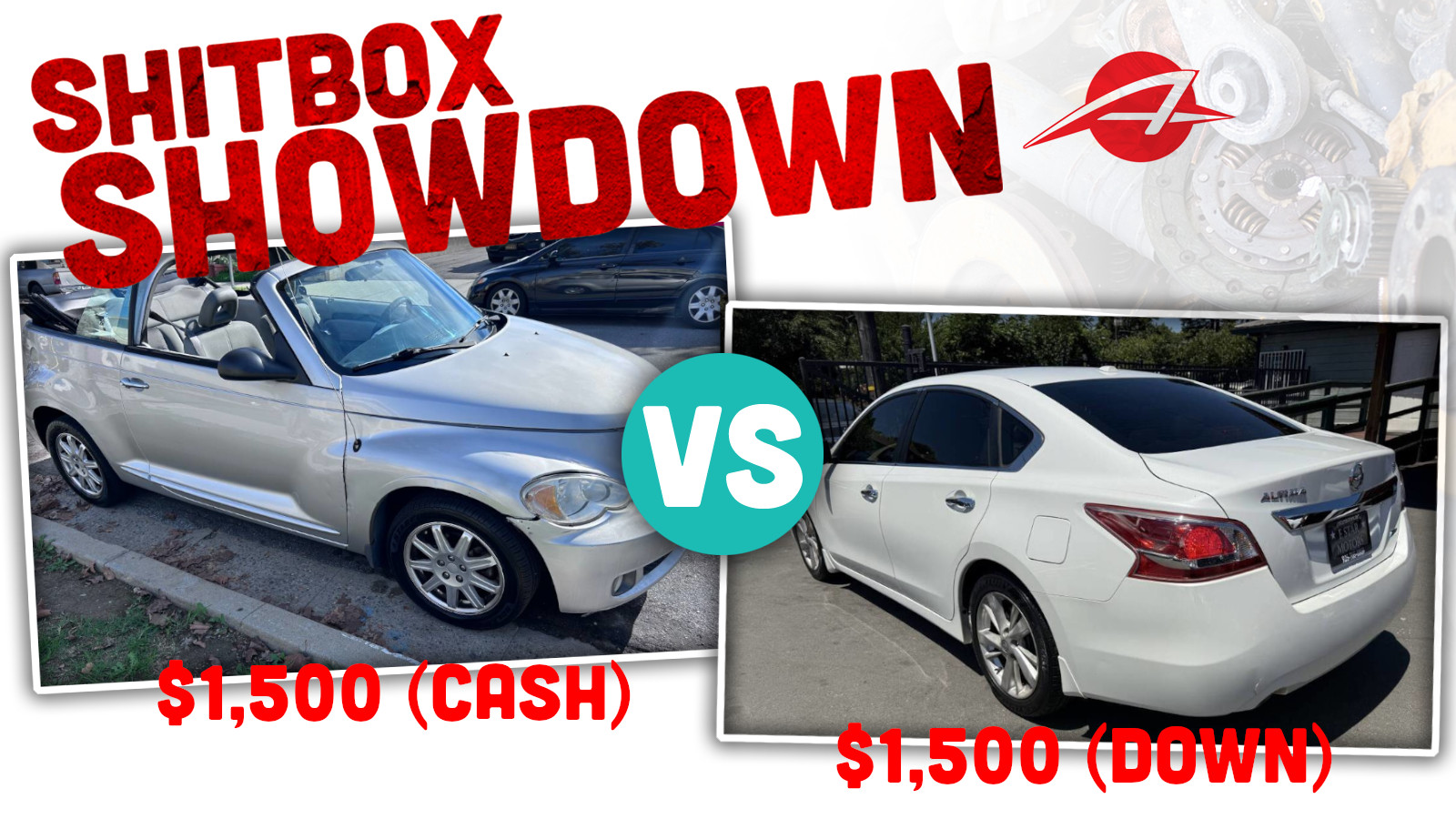 Will that be cash, or credit? 2007 Chrysler PT Cruiser vs 2013 Nissan ...