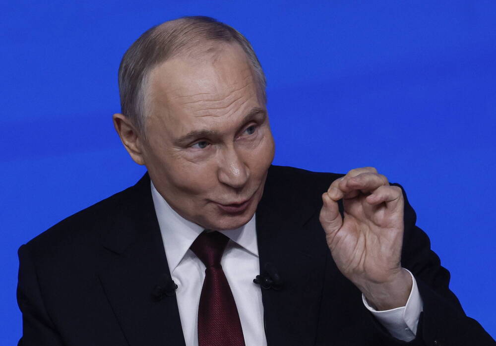 Putin na konferencji manipulował faktami, chwalił spadek cen jaj i ...