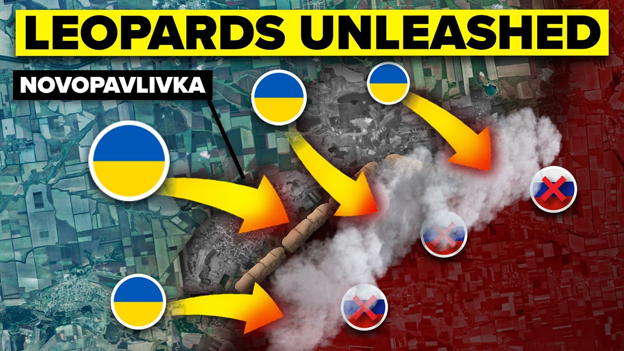 Ukraine’s Leopard tanks blast through Russian defenses… frontline collapse