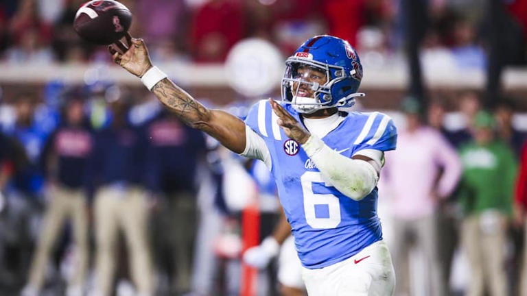 Ole Miss vs. Tulane score prediction by expert football model