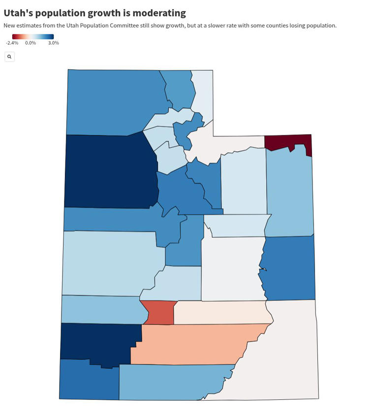 Utah’s population boom continues to slow, could be tied to economy
