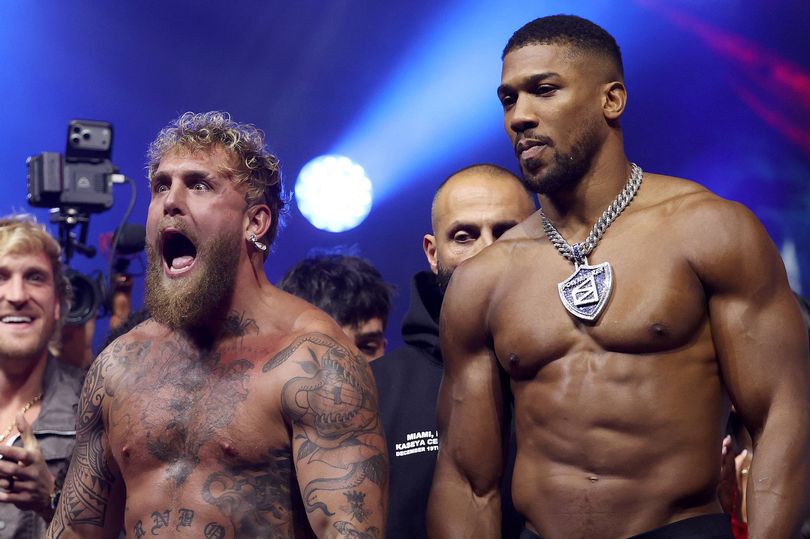 Jake Paul net worth compared to Anthony Joshua for Netflix boxing fight