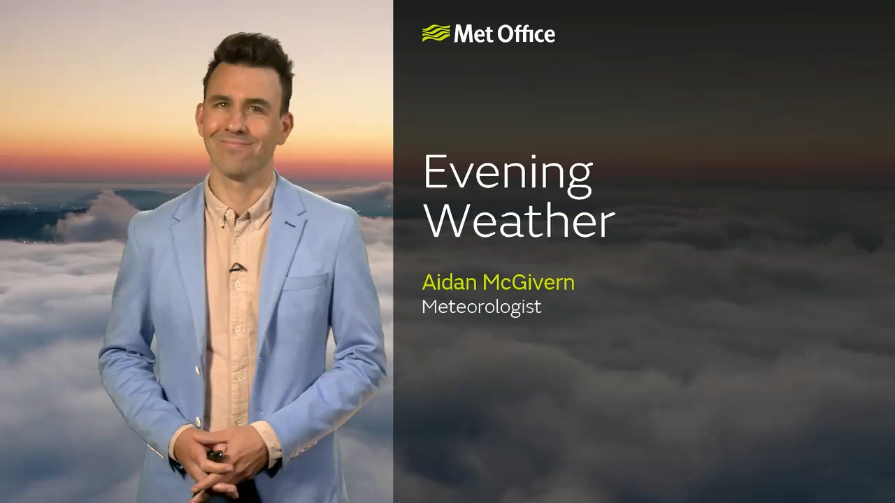 Met Office Thursday evening weather forecast 09/10/2025