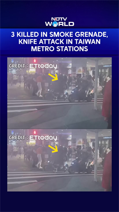 Taipei killing | 3 killed in smoke grenade, knife attack in Taiwan ...
