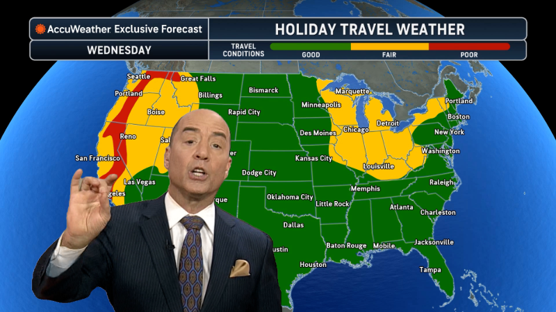 Holiday travel weather