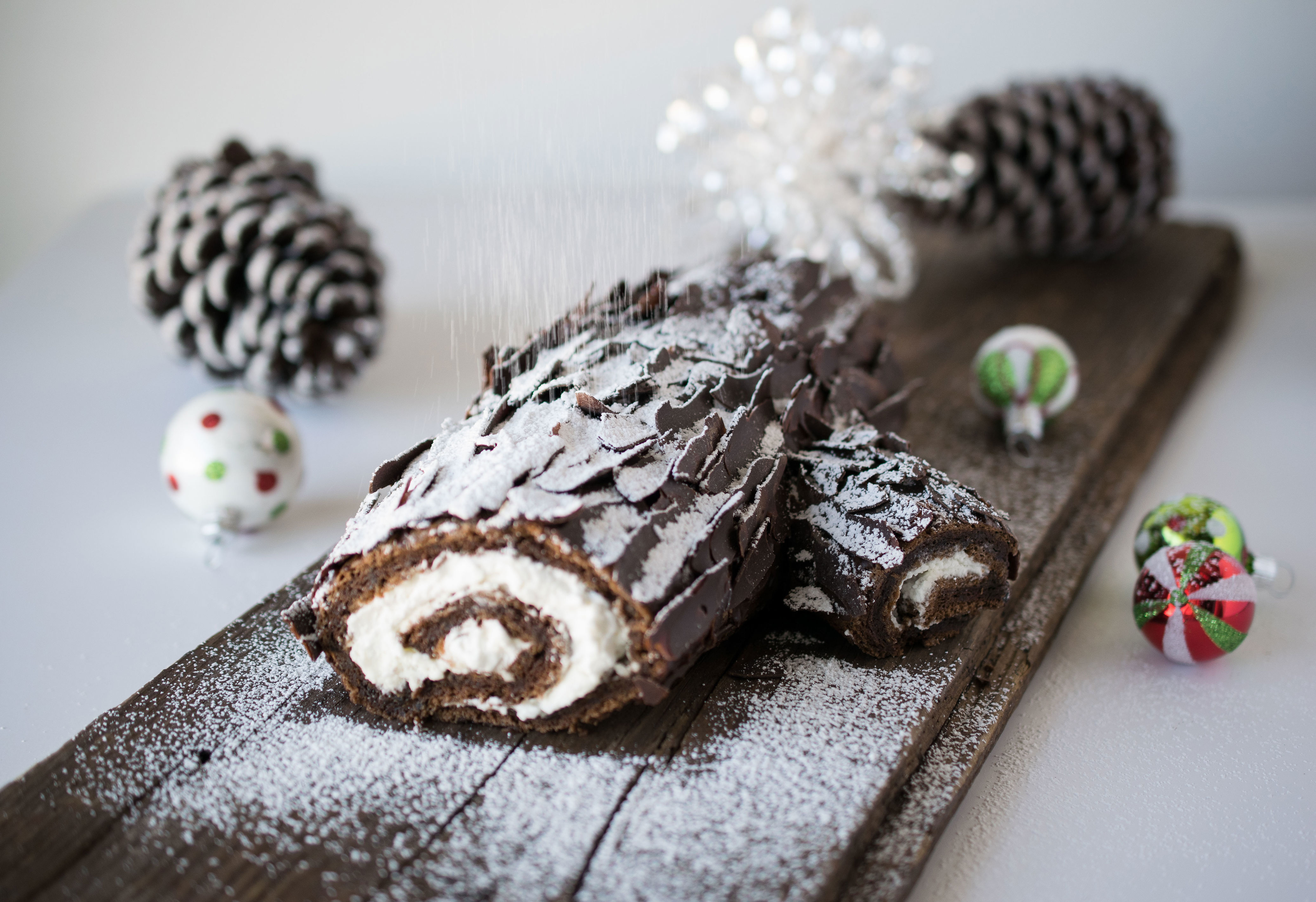 Traditional yule log recipe