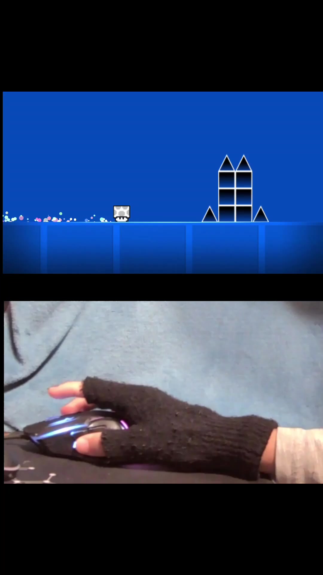 Impossible jump Geometry Dash