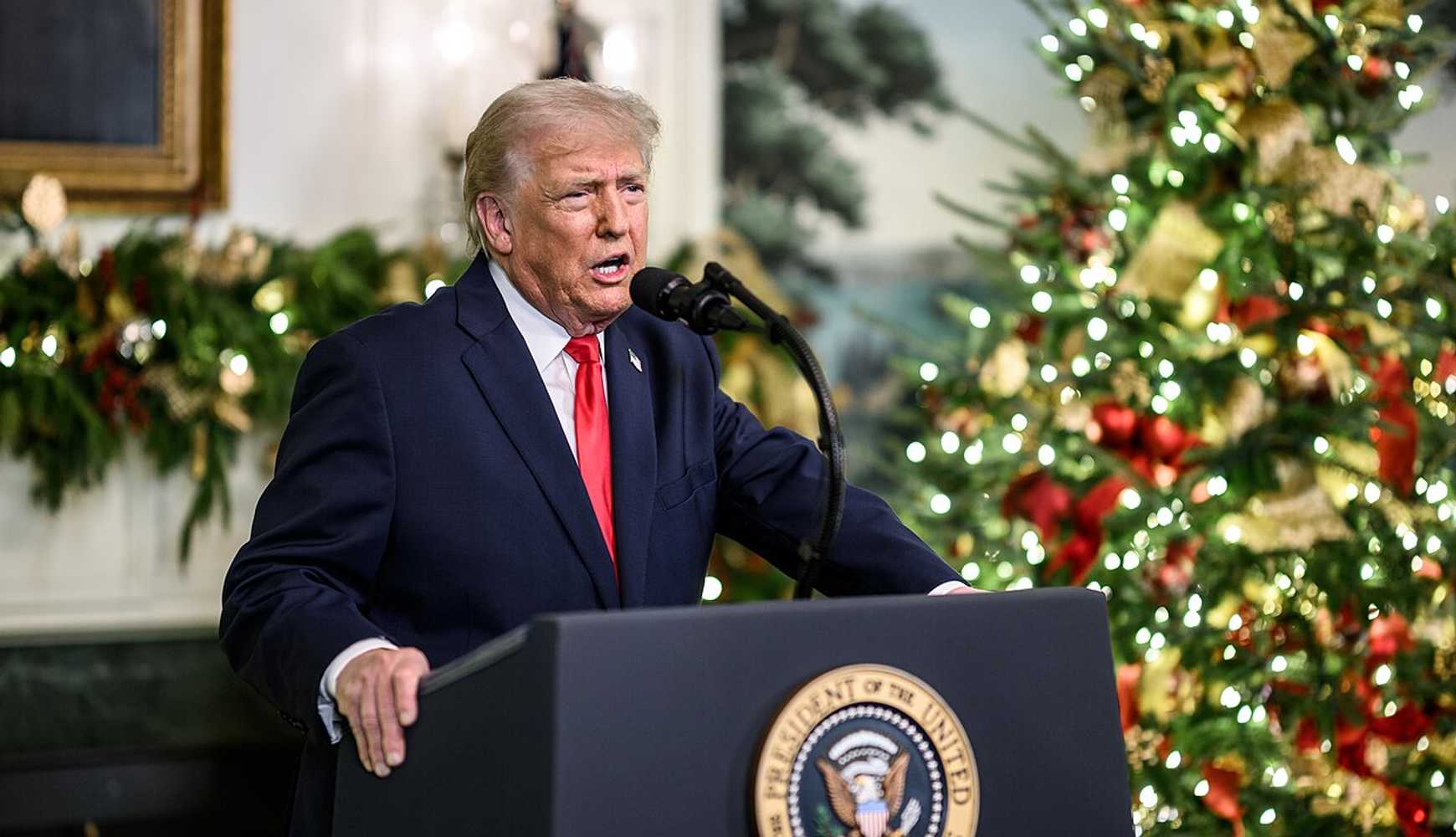 Trump's name added to Kennedy Center sign amid JFK family outrage