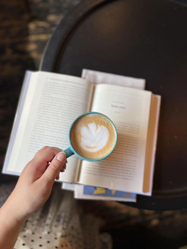 Come early to this Harvard Square cafe for fun lattes and breakfast ...