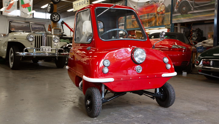 Peel P50: The 59kg car you can park indoors