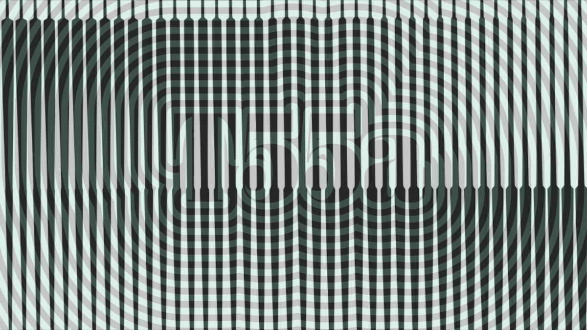 This geometrical optical illusion is hiding a secret alphanumeric—can ...