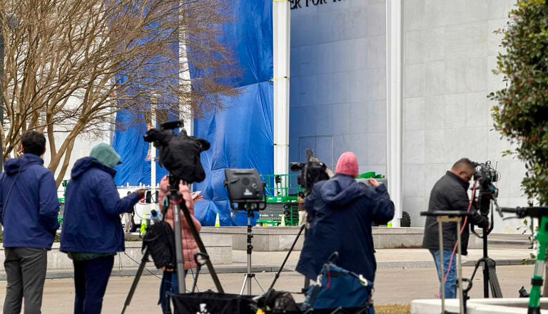 Trump's name added to Kennedy Center sign amid JFK family outrage