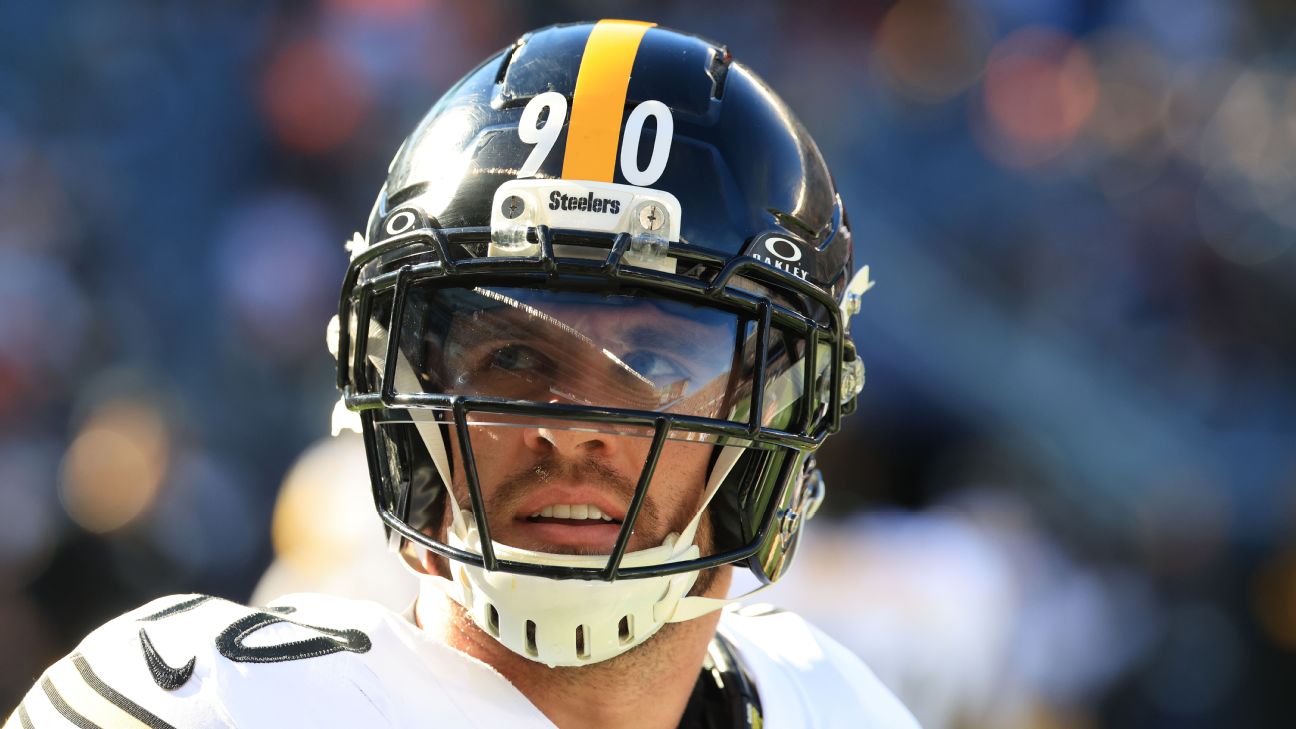 Steelers' TJ Watt practices for 1st time since lung injury