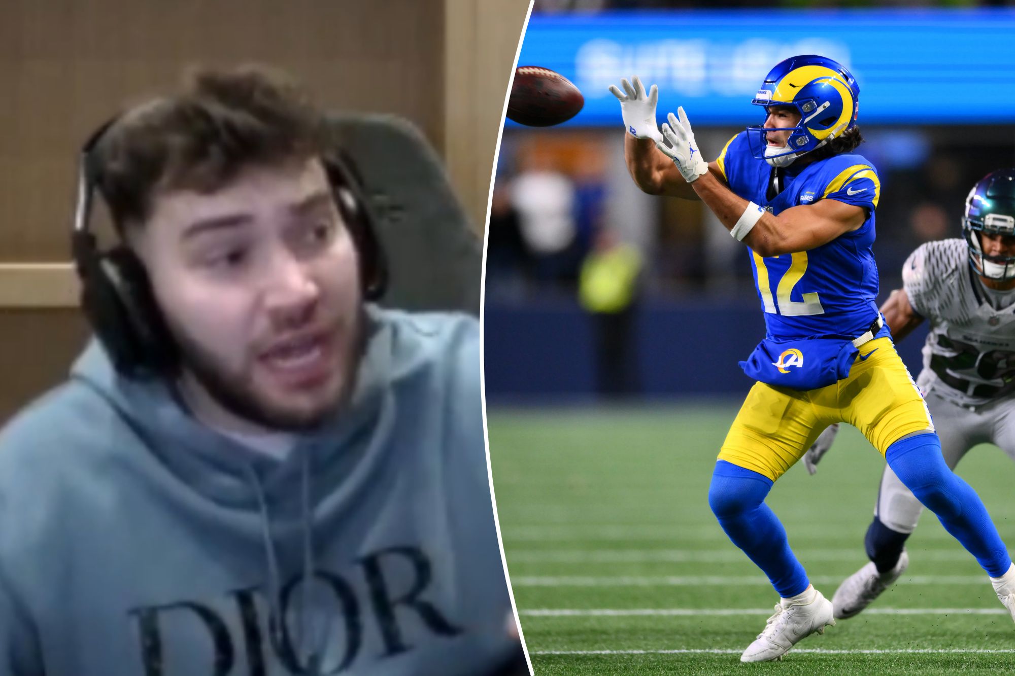 Adin Ross vows to pay any NFL fine for Puka Nacua after controversial ...