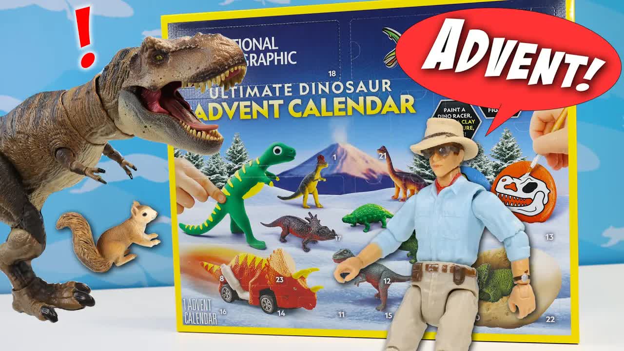 Jurassic World vs the ultimate dinosaur advent calendar National ...