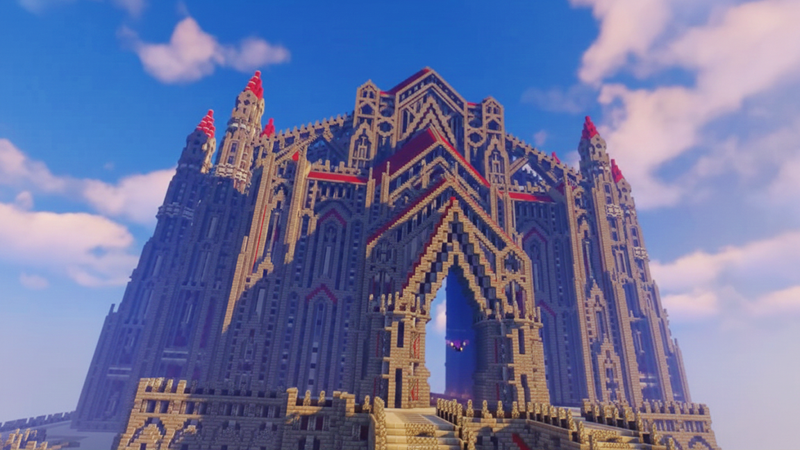 Minecraft legendary cathedral build
