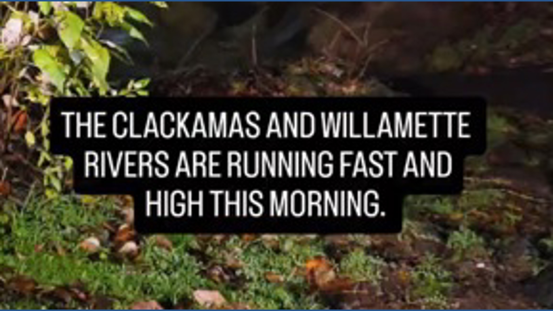 Water levels at Clackamas, Willamette rivers run high during Flood Watch