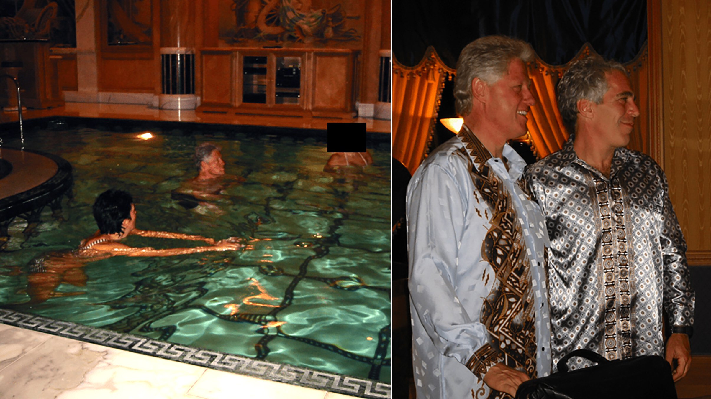 Latest Epstein file release shows Bill Clinton in pool