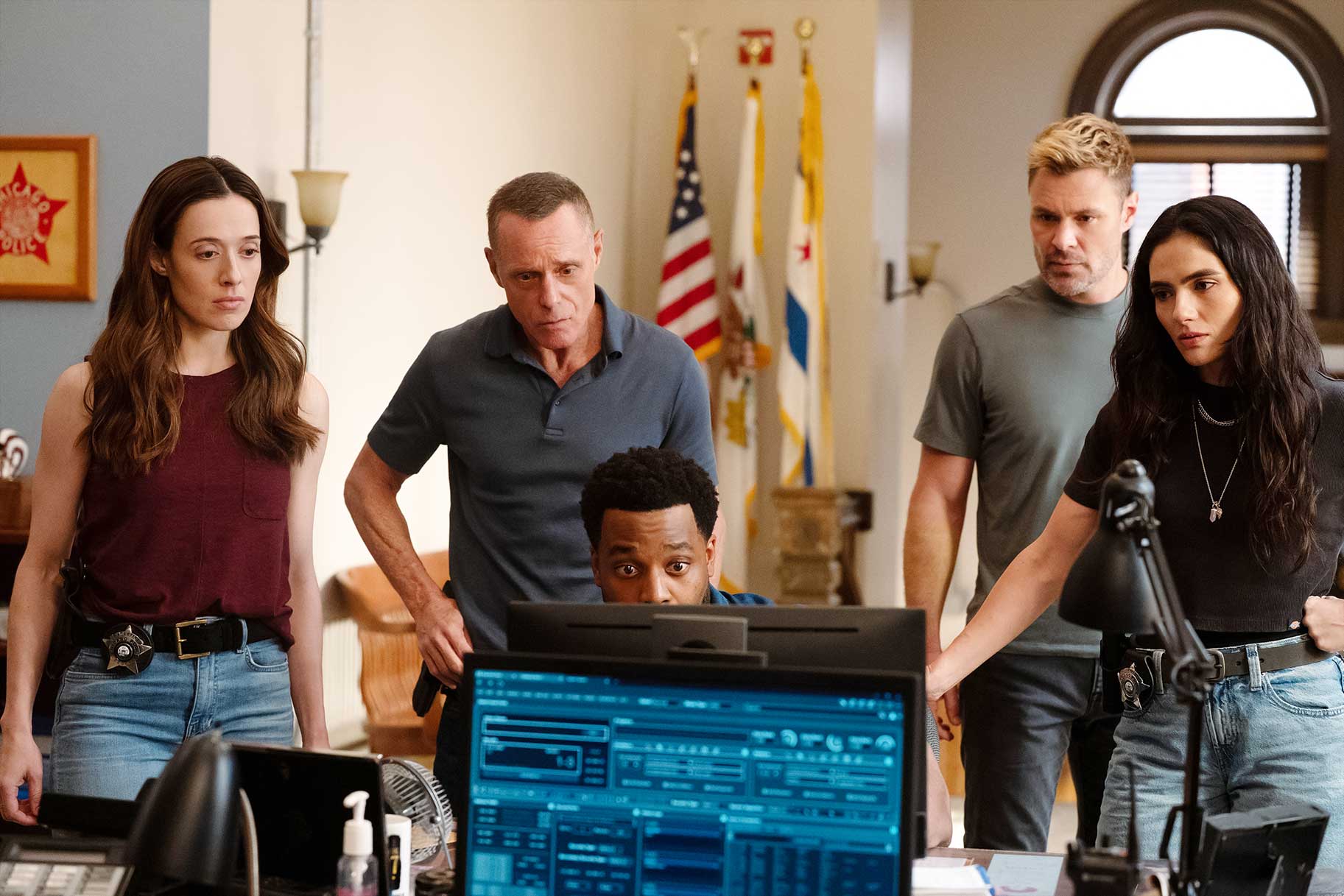 The Chicago PD cast's 2025 family holiday card is absolutely adorable