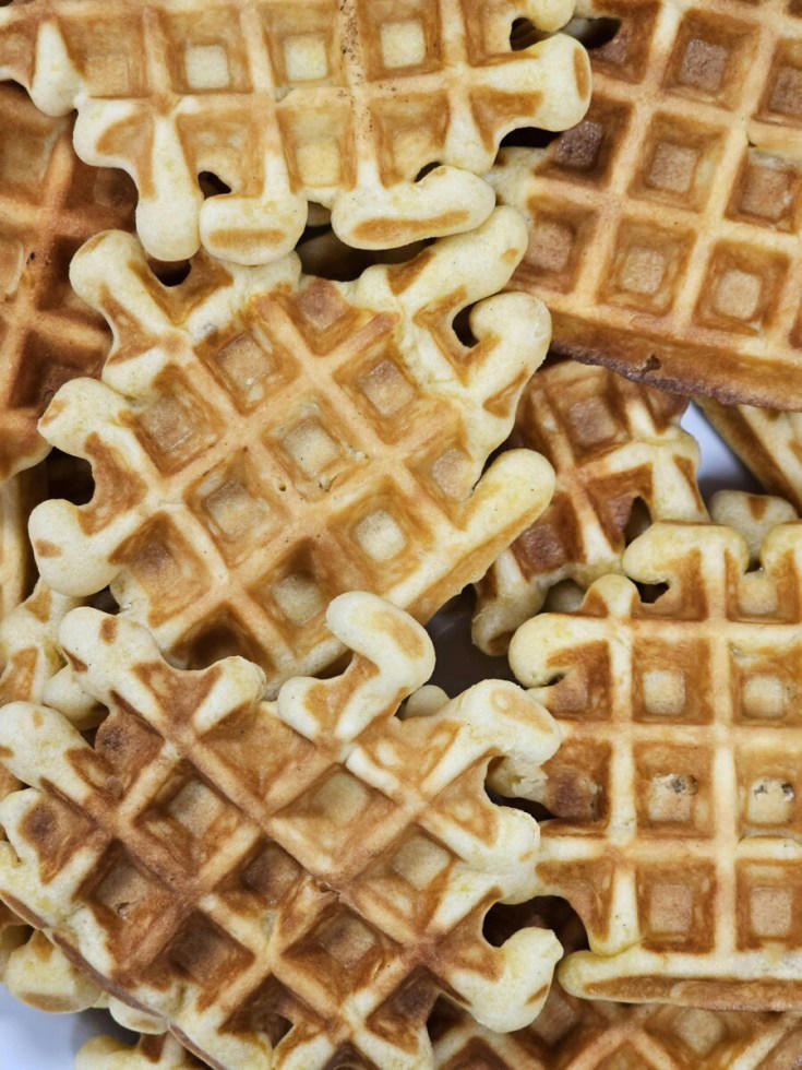 Waffle recipe for waffle maker (crispy outside, fluffy inside)