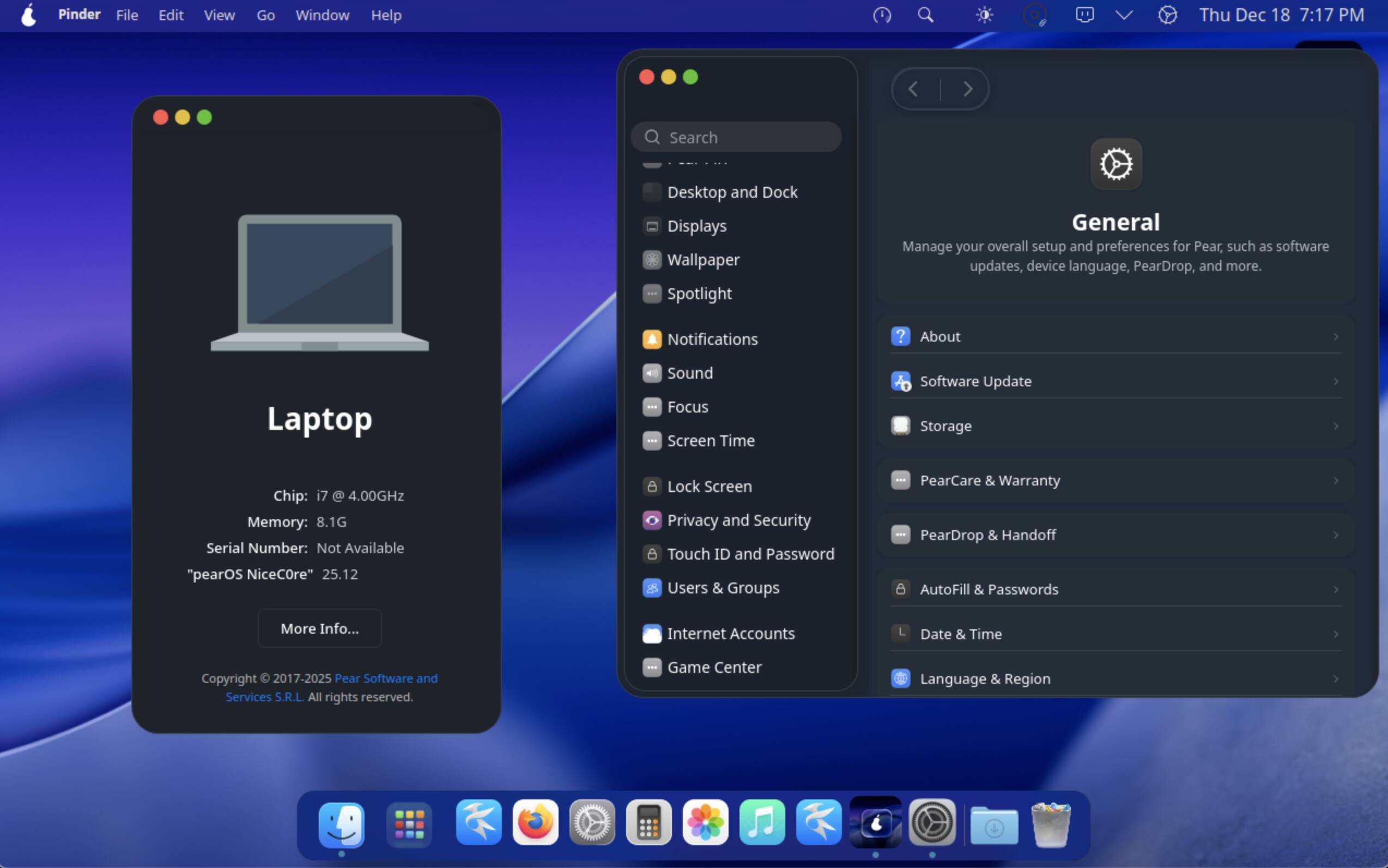 PearOS is a Linux that falls rather close to the Apple tree