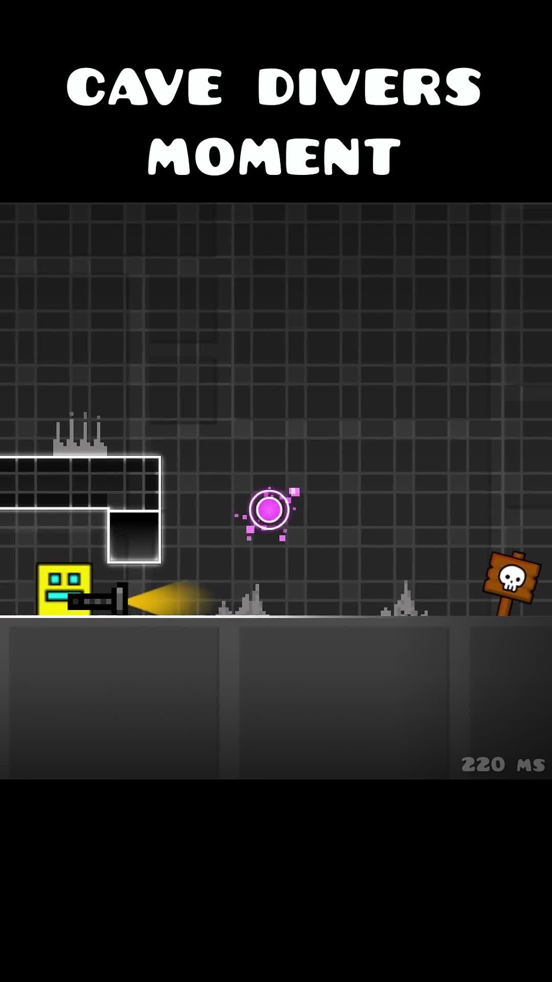 Cave Divers Moment in GD #geometrydash #trending #cavedivers #robtop # ...