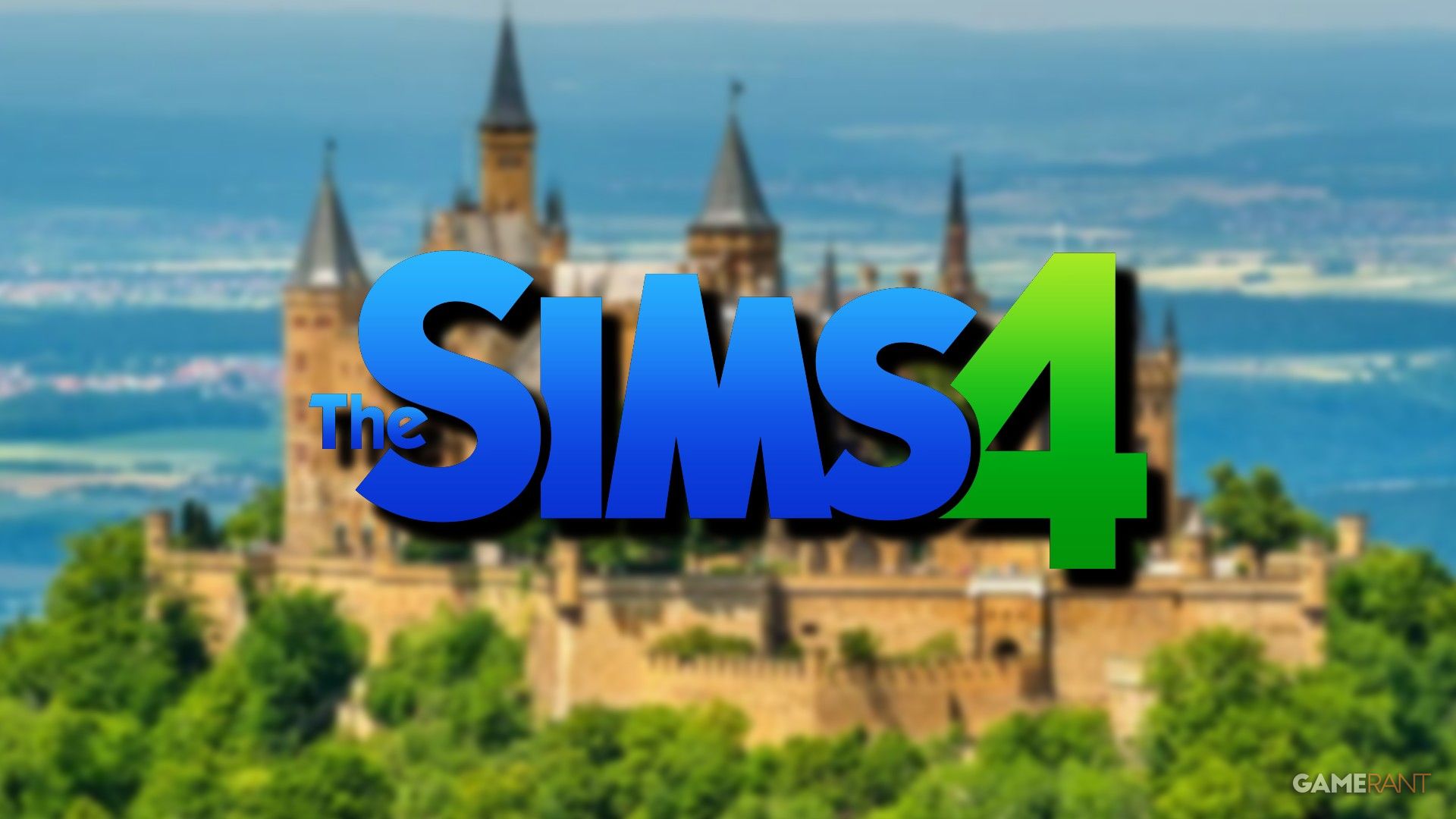Sims 4 player shows off medieval castle and village