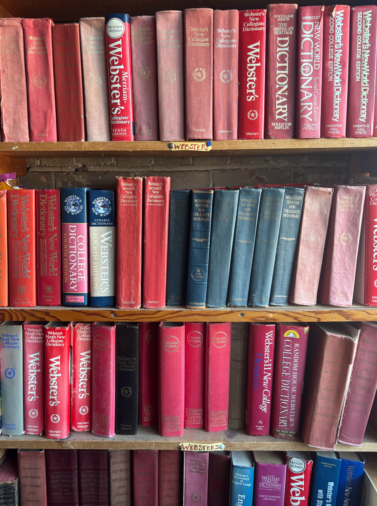 ‘Merriam-Webster’s Collegiate Dictionary’: People of the (big, red) book